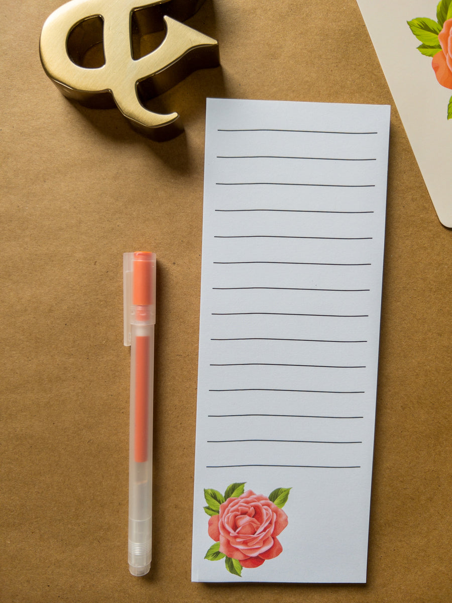 Hybrid Rose Notepad | Mosaic the Label