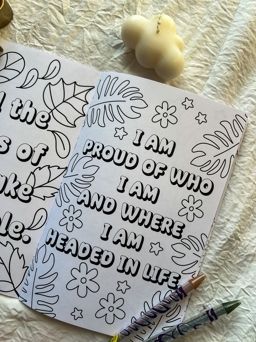 Positive Doodles Coloring Book | Mosaic the Label