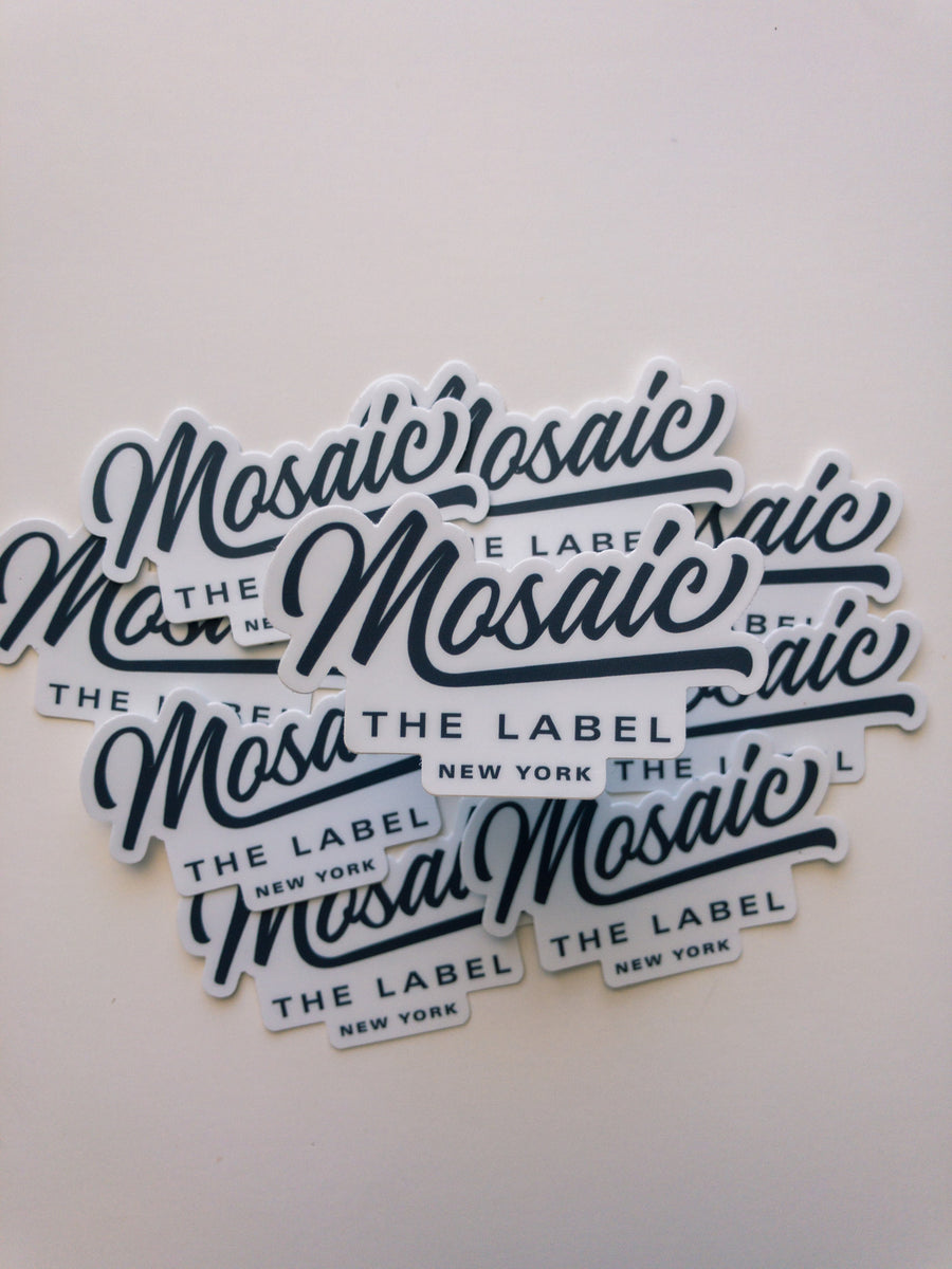 Mosaic the Label Logo Sticker | Mosaic the Label